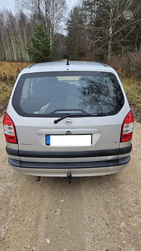 Pelēks Opel Zafira 2004 Anykščiai, ar dzinēja tilpumu 1.80 L un nobraukumu 269 tūkst. km par 1700 €, foto 5 vietnē AUTOMOTO.COM.LV