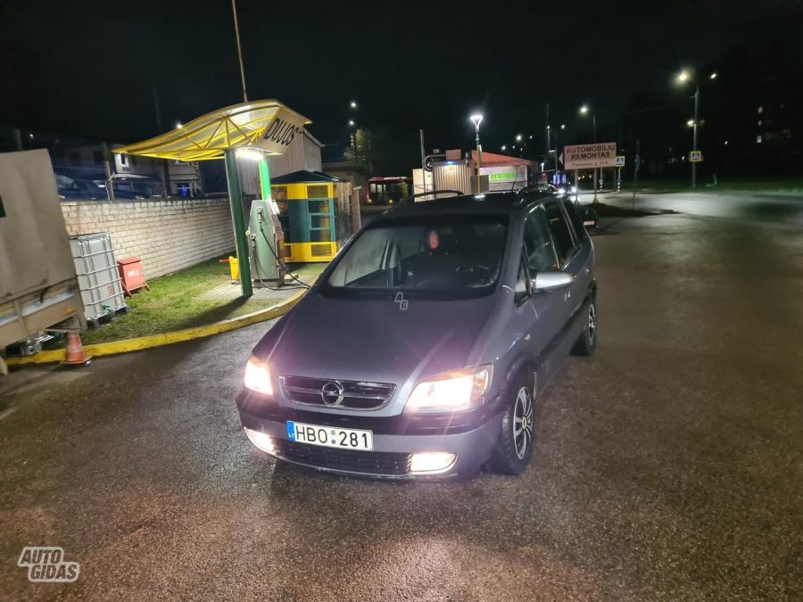 Pelēks Opel Zafira 2004 Kauņa, ar dzinēja tilpumu 2.00 L un nobraukumu 260 tūkst. km par 479 €, foto 4 vietnē AUTOMOTO.COM.LV
