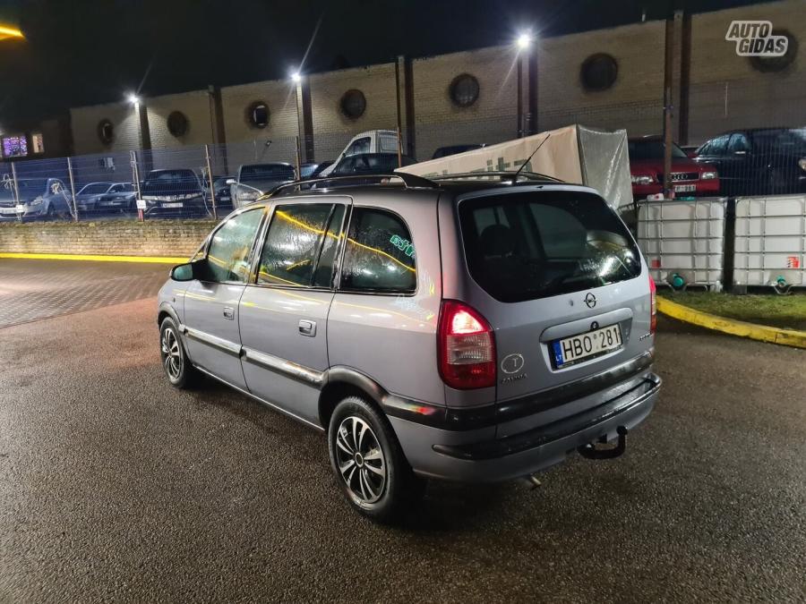 Pelēks Opel Zafira 2004 Kauņa, ar dzinēja tilpumu 2.00 L un nobraukumu 260 tūkst. km par 479 €, foto 13 vietnē AUTOMOTO.COM.LV