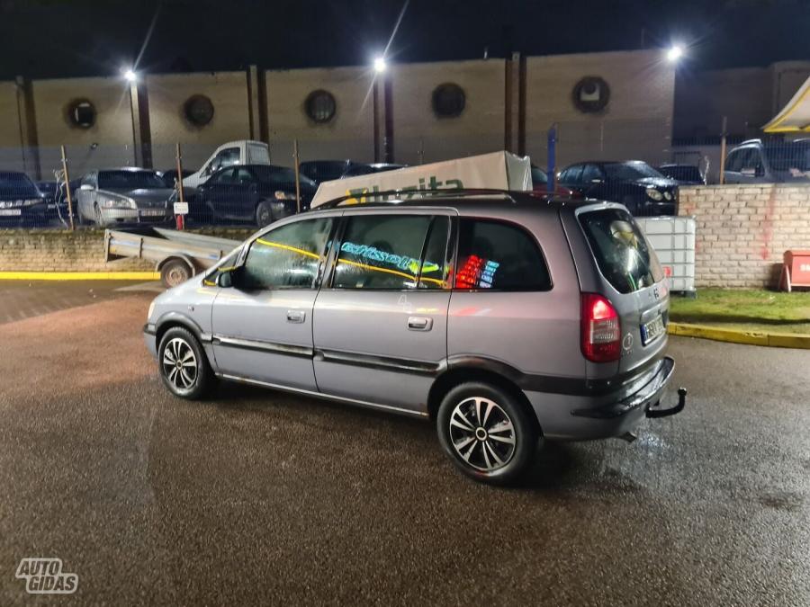 Pelēks Opel Zafira 2004 Kauņa, ar dzinēja tilpumu 2.00 L un nobraukumu 260 tūkst. km par 479 €, foto 14 vietnē AUTOMOTO.COM.LV