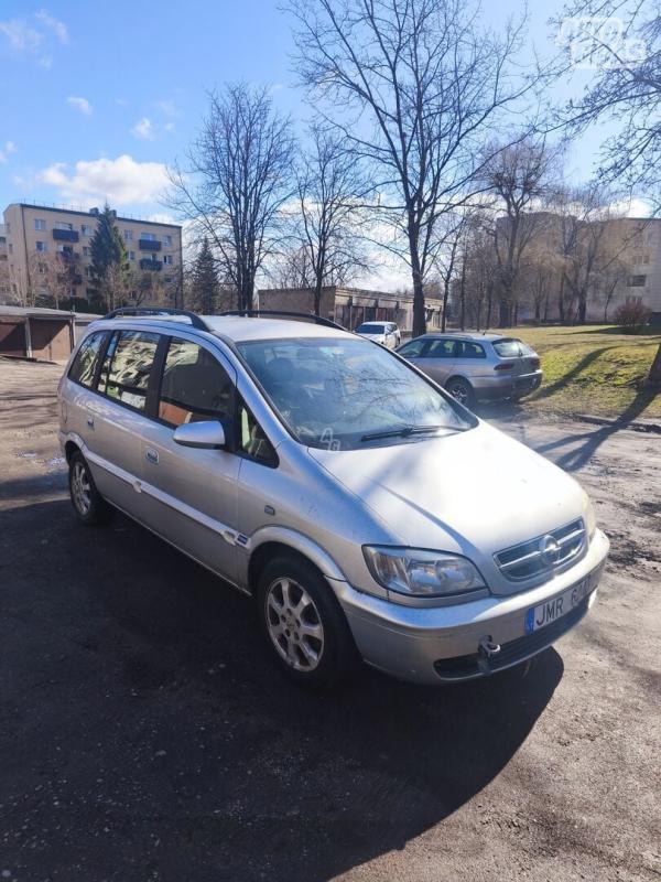 Grey Opel Zafira 2004 in Kaunas, with an engine capacity of 2.00 L and mileage of 263 thousand km for 399 €, photo 2 on AUTOMOTO.COM.LV