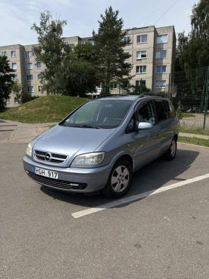 Grey Opel Zafira 2004 in Kaunas, with an engine capacity of 2.17 L and mileage of 300 thousand km for 999 €, photo  on AUTOMOTO.COM.LV