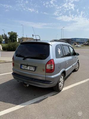 Grey Opel Zafira 2004 in Kaunas, with an engine capacity of 2.17 L and mileage of 300 thousand km for 999 €, photo 5 on AUTOMOTO.COM.LV