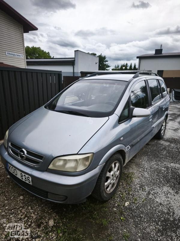 Pelēks Opel Zafira 2004 Kauņa, ar dzinēja tilpumu 2.00 L un nobraukumu 259 tūkst. km par 550 €, foto 2 vietnē AUTOMOTO.COM.LV