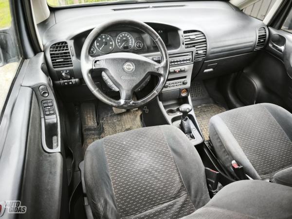 Pelēks Opel Zafira 2004 Kauņa, ar dzinēja tilpumu 2.00 L un nobraukumu 259 tūkst. km par 550 €, foto 6 vietnē AUTOMOTO.COM.LV