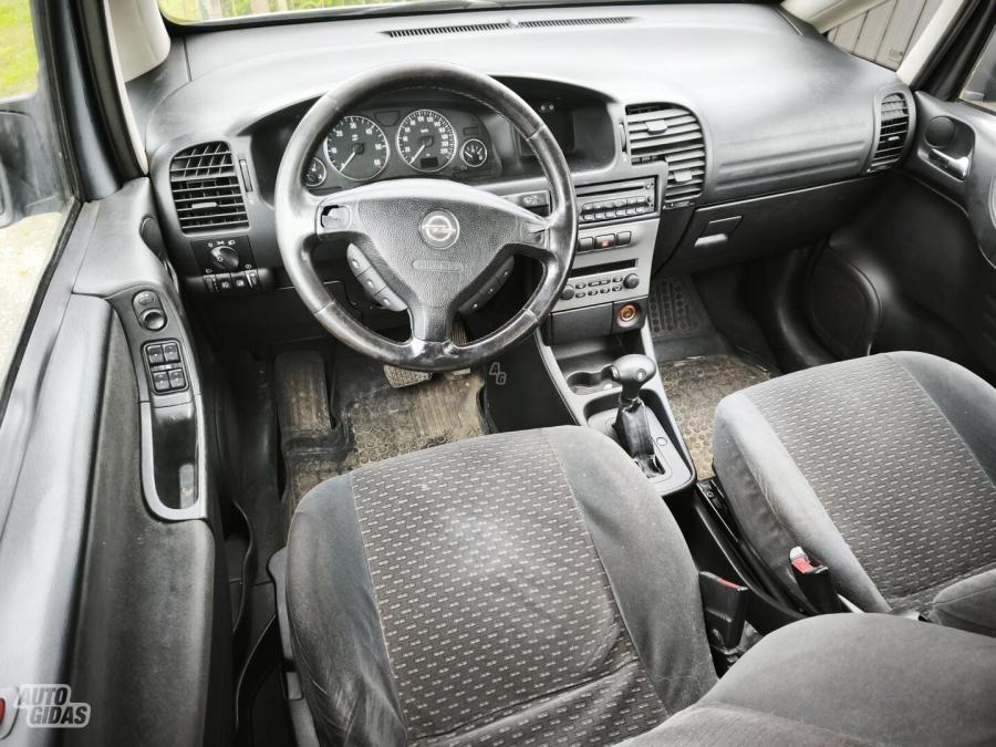 Grey Opel Zafira 2004 in Kaunas, with an engine capacity of 2.00 L and mileage of 259 thousand km for 550 €, photo 7 on AUTOMOTO.COM.LV