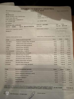 Серый Опель Зафира 2004 в Вильнюс, объемом двигателя 2.20 л и пробегом 250 тыс. км за 800 €, фото 8 на AUTOMOTO.COM.LV