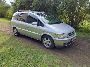 Grey Opel Zafira 2004 in Svencionys, with an engine capacity of 2.17 L and mileage of 267 thousand km for 400 €, photo  on AUTOMOTO.COM.LV