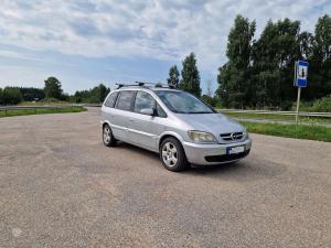 Pelēks Opel Zafira 2004 Viļņa, ar dzinēja tilpumu 2.17 L un nobraukumu 346 tūkst. km par 490 €, foto 3 vietnē AUTOMOTO.COM.LV