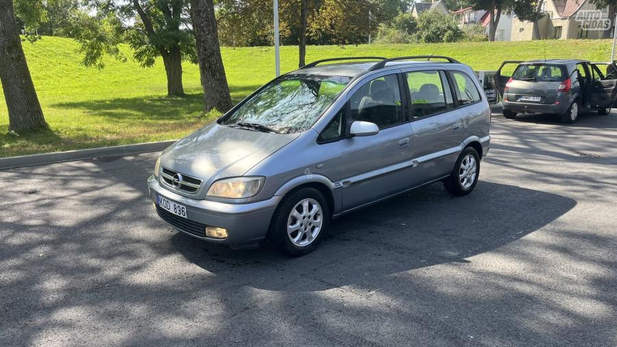 Pelēks Opel Zafira 2004 Viļņa, ar dzinēja tilpumu 2.00 L un nobraukumu 320 tūkst. km par 1250 €, foto 1 vietnē AUTOMOTO.COM.LV