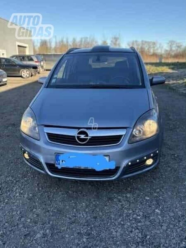Pelēks Opel Zafira 2005 Viļņa, ar dzinēja tilpumu 1.90 L un nobraukumu 240 tūkst. km par 1450 €, foto 3 vietnē AUTOMOTO.COM.LV