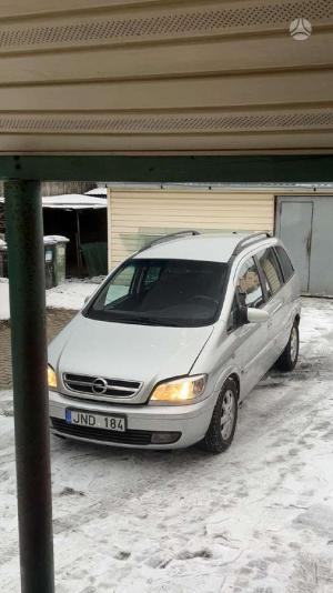 Pelēks Opel Zafira 2005 Viļņa, ar dzinēja tilpumu 2.20 L un nobraukumu 278 tūkst. km par 500 €, foto  vietnē AUTOMOTO.COM.LV