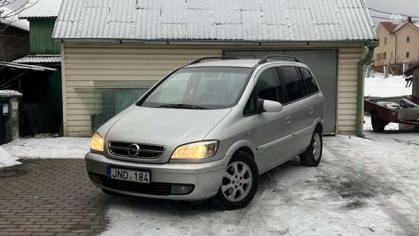 Pelēks Opel Zafira 2005 Viļņa, ar dzinēja tilpumu 2.20 L un nobraukumu 278 tūkst. km par 500 €, foto 2 vietnē AUTOMOTO.COM.LV