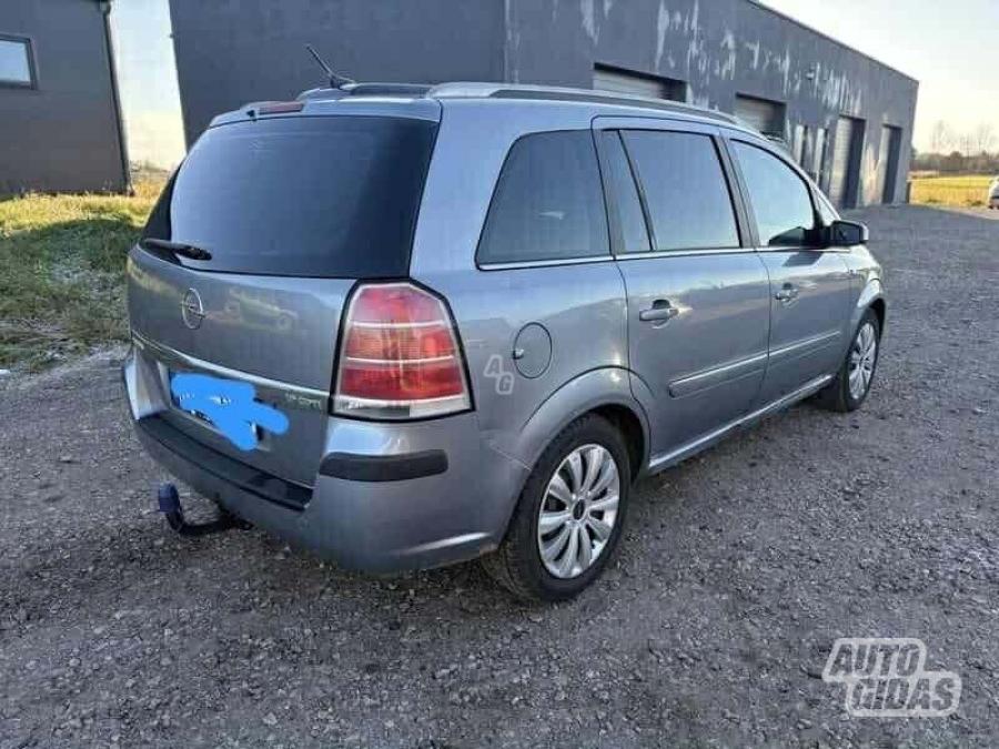 Grey Opel Zafira 2005 in Vilnius, with an engine capacity of 1.90 L and mileage of 240 thousand km for 1450 €, photo 5 on AUTOMOTO.COM.LV