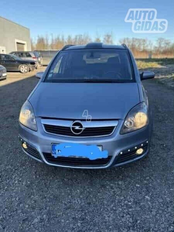 Grey Opel Zafira 2005 in Vilnius, with an engine capacity of 1.90 L and mileage of 240 thousand km for 1550 €, photo 5 on AUTOMOTO.COM.LV