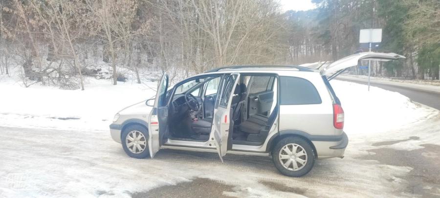 Pelēks Opel Zafira 2005 Viļņa, ar dzinēja tilpumu 2.00 L un nobraukumu 315 tūkst. km par 1390 €, foto 15 vietnē AUTOMOTO.COM.LV