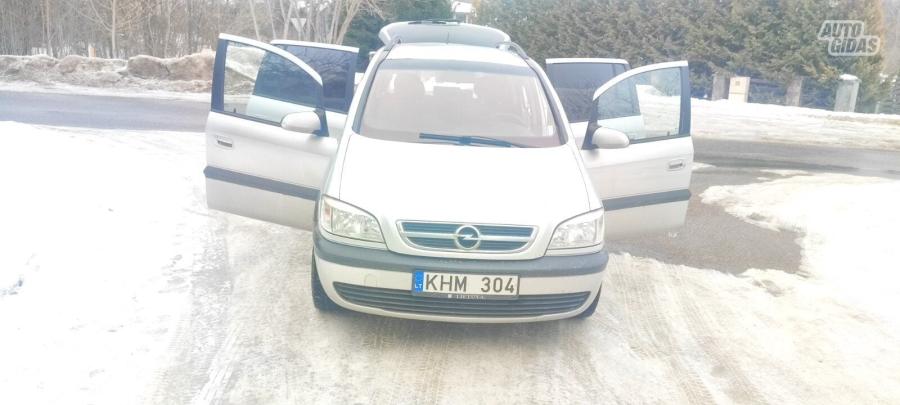 Pelēks Opel Zafira 2005 Viļņa, ar dzinēja tilpumu 2.00 L un nobraukumu 315 tūkst. km par 1390 €, foto 17 vietnē AUTOMOTO.COM.LV