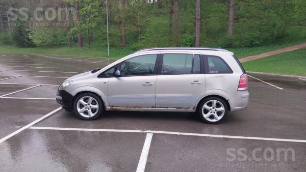 Pelēks Opel Zafira 2005 Alūksne, ar dzinēja tilpumu 1.90 L un nobraukumu 0 tūkst. km par 850 €, foto 9 vietnē AUTOMOTO.COM.LV