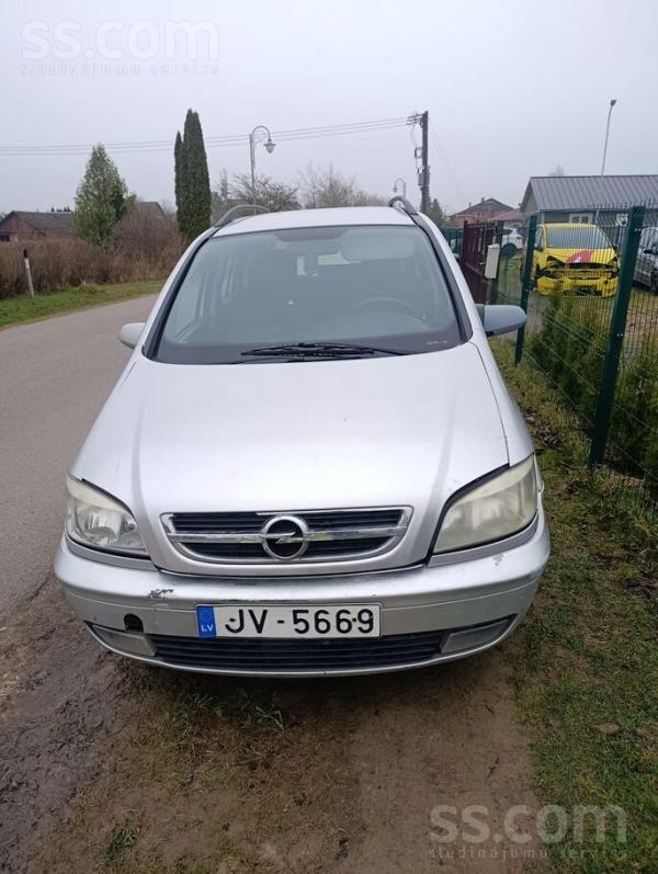 Pelēks Opel Zafira 2005 Bauska, ar dzinēja tilpumu 2.00 L un nobraukumu 310 tūkst. km par 280 €, foto 2 vietnē AUTOMOTO.COM.LV