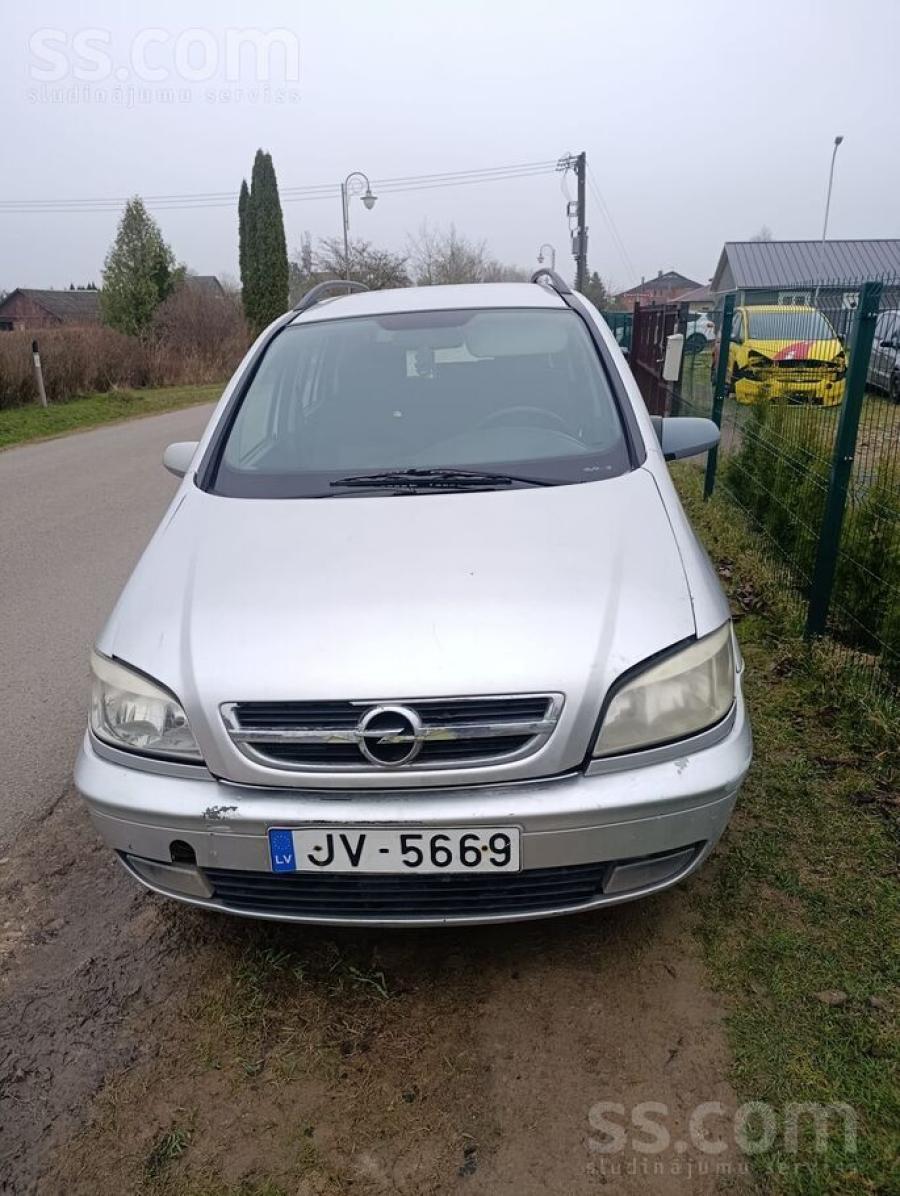 Pelēks Opel Zafira 2005 Bauska, ar dzinēja tilpumu 2.00 L un nobraukumu 310 tūkst. km par 280 €, foto 3 vietnē AUTOMOTO.COM.LV
