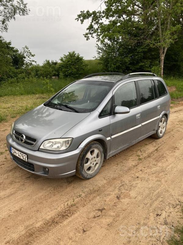 Grey Opel Zafira 2005 in Aluksne, with an engine capacity of 2.00 L and mileage of 367 thousand km for 500 €, photo 5 on AUTOMOTO.COM.LV