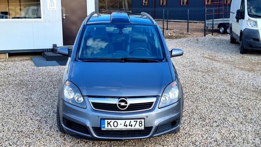 Grey Opel Zafira 2005 in Cesis, with an engine capacity of 1.90 L and mileage of 390 thousand km for 1500 €, photo 20 on AUTOMOTO.COM.LV