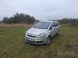 Pelēks Opel Zafira 2005 Jēkabpils, ar dzinēja tilpumu 1.90 L un nobraukumu 360 tūkst. km par 1600 €, foto 8 vietnē AUTOMOTO.COM.LV