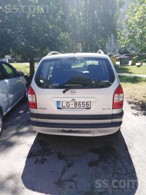Grey Opel Zafira 2005 in Riga, with an engine capacity of 1.60 L and mileage of 230 thousand km for 400 €, photo 13 on AUTOMOTO.COM.LV