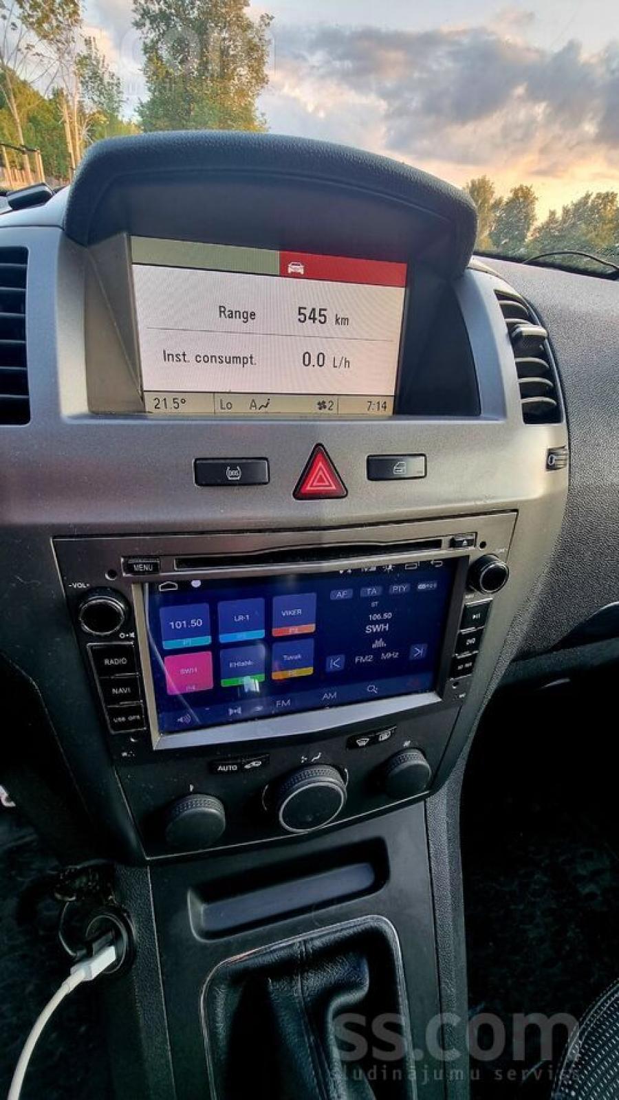 Pelēks Opel Zafira 2005 Cēsis, ar dzinēja tilpumu 1.90 L un nobraukumu 413 tūkst. km par 1500 €, foto 19 vietnē AUTOMOTO.COM.LV
