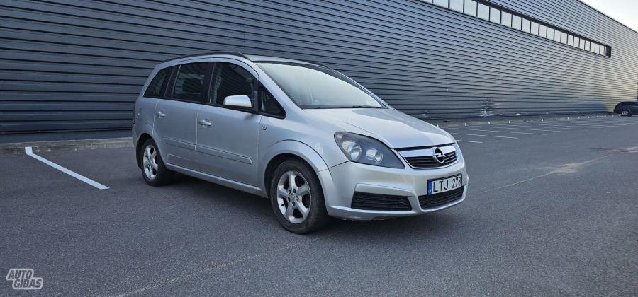 Grey Opel Zafira 2005 in Alytus, with an engine capacity of 1.90 L and mileage of 410 thousand km for 1550 €, photo 4 on AUTOMOTO.COM.LV