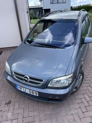 Grey Opel Zafira 2005 in Kaunas, with an engine capacity of 1.60 L and mileage of 316 thousand km for 690 €, photo 7 on AUTOMOTO.COM.LV