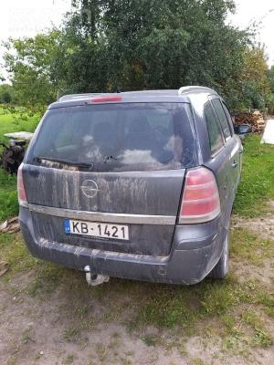 Grey Opel Zafira 2005 in Jelgava, with an engine capacity of 1.90 L and mileage of 376 thousand km for 600 €, photo  on AUTOMOTO.COM.LV