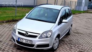 Pelēks Opel Zafira 2005 Cēsis, ar dzinēja tilpumu 1.90 L un nobraukumu 313 tūkst. km par 1300 €, foto  vietnē AUTOMOTO.COM.LV