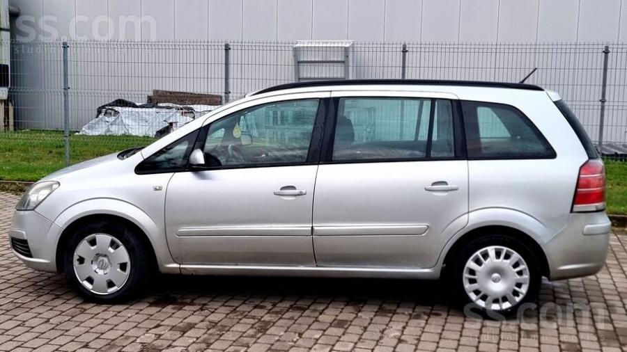 Pelēks Opel Zafira 2005 Cēsis, ar dzinēja tilpumu 1.90 L un nobraukumu 313 tūkst. km par 1300 €, foto 9 vietnē AUTOMOTO.COM.LV