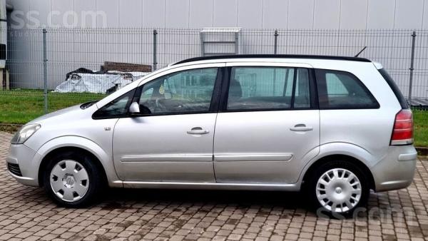 Pelēks Opel Zafira 2005 Cēsis, ar dzinēja tilpumu 1.90 L un nobraukumu 313 tūkst. km par 1300 €, foto 9 vietnē AUTOMOTO.COM.LV