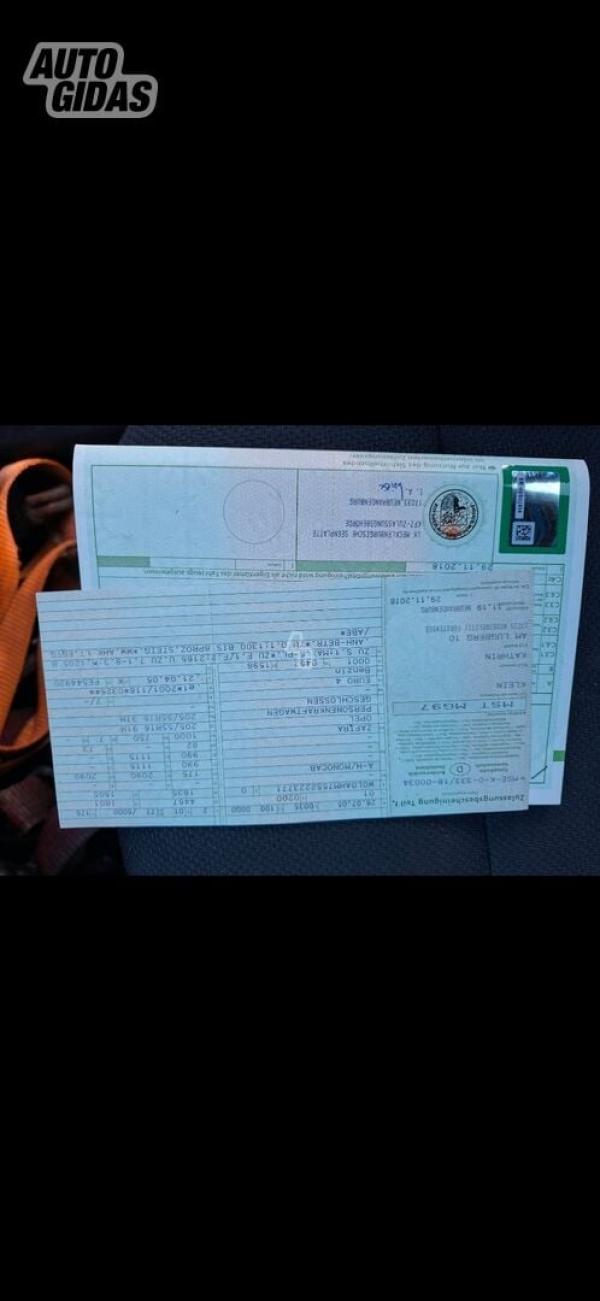 Серый Опель Зафира 2005 в Алитус, объемом двигателя 1.60 л и пробегом 220 тыс. км за 850 €, фото 9 на AUTOMOTO.COM.LV