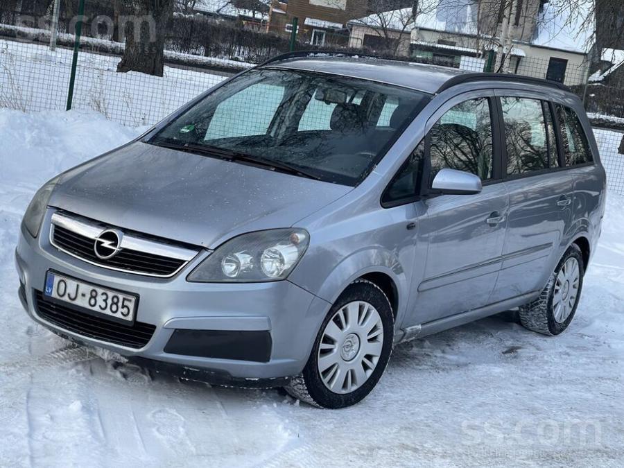 Grey Opel Zafira 2006 in Jurmala, with an engine capacity of 1.90 L and mileage of 0 thousand km for 1250 €, photo 6 on AUTOMOTO.COM.LV