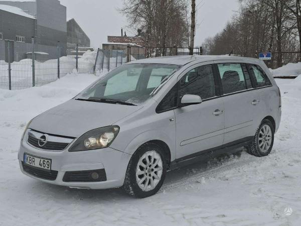 Pelēks Opel Zafira 2006 Plungė, ar dzinēja tilpumu 1.91 L un nobraukumu 294 tūkst. km par 1350 €, foto 1 vietnē AUTOMOTO.COM.LV