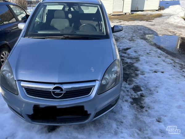 Pelēks Opel Zafira 2006 Jurbarkas, ar dzinēja tilpumu 1.90 L un nobraukumu 374 tūkst. km par 1700 €, foto 1 vietnē AUTOMOTO.COM.LV