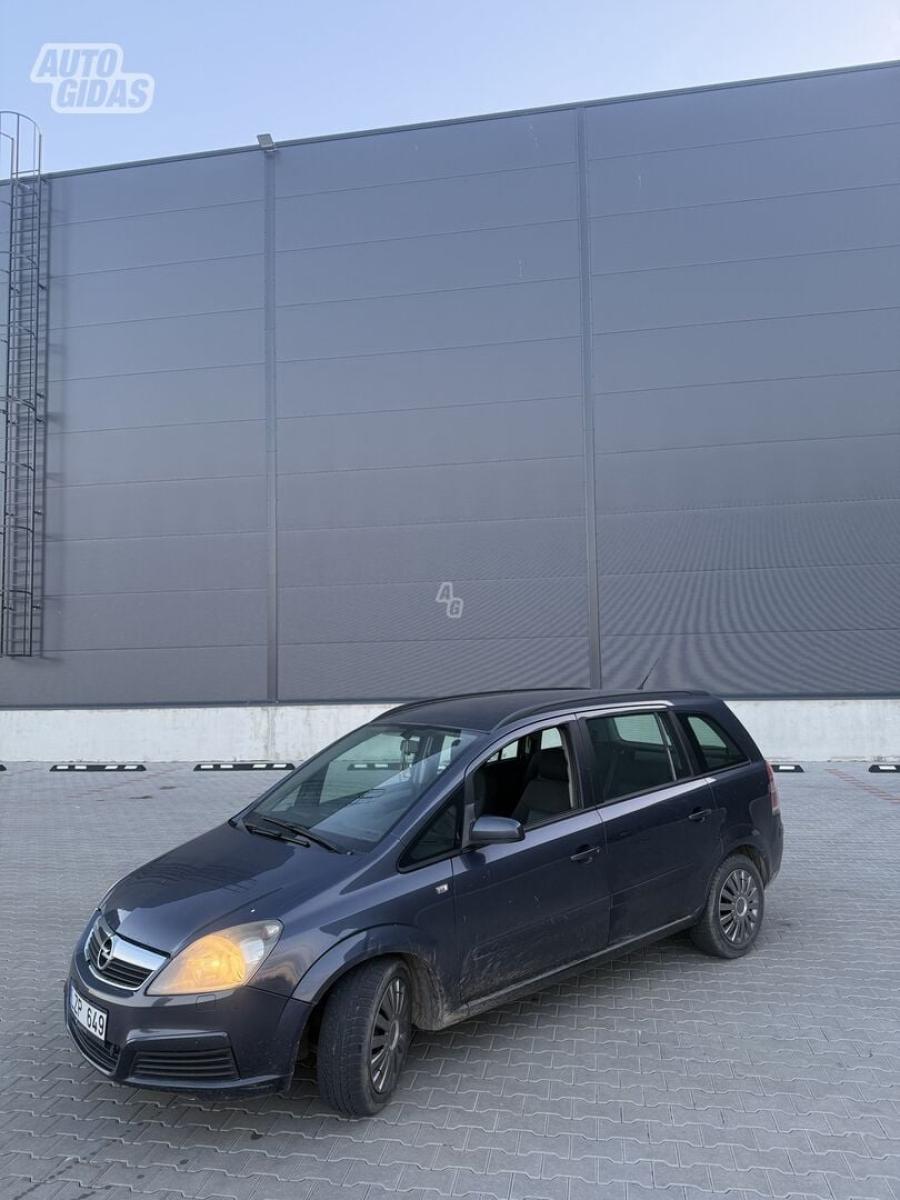 Pelēks Opel Zafira 2006 Šauļi, ar dzinēja tilpumu 1.90 L un nobraukumu 300 tūkst. km par 1450 €, foto 3 vietnē AUTOMOTO.COM.LV