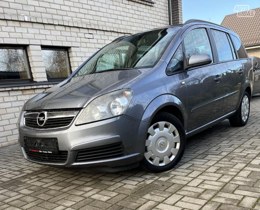 Grey Opel Zafira 2006 in Kaunas, with an engine capacity of 1.90 L and mileage of 259 thousand km for 1950 €, photo 3 on AUTOMOTO.COM.LV