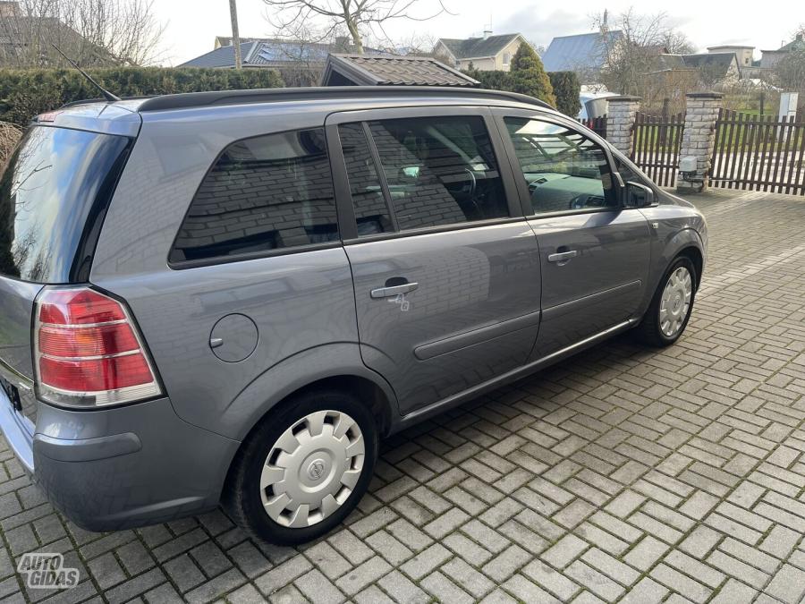 Grey Opel Zafira 2006 in Kaunas, with an engine capacity of 1.90 L and mileage of 259 thousand km for 1950 €, photo 8 on AUTOMOTO.COM.LV