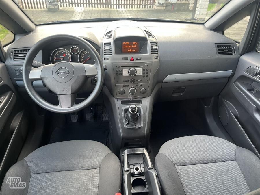 Grey Opel Zafira 2006 in Kaunas, with an engine capacity of 1.90 L and mileage of 259 thousand km for 1950 €, photo 10 on AUTOMOTO.COM.LV