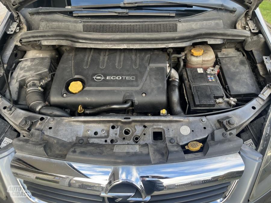 Grey Opel Zafira 2006 in Kaunas, with an engine capacity of 1.90 L and mileage of 259 thousand km for 1950 €, photo 14 on AUTOMOTO.COM.LV