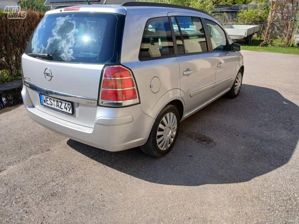Pelēks Opel Zafira 2006 Utena, ar dzinēja tilpumu 1.90 L un nobraukumu 248 tūkst. km par 2100 €, foto 7 vietnē AUTOMOTO.COM.LV