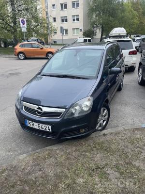 Pelēks Opel Zafira 2006 Rīga, ar dzinēja tilpumu 1.60 L un nobraukumu 253 tūkst. km par 1385 €, foto  vietnē AUTOMOTO.COM.LV