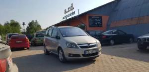 Grey Opel Zafira 2006 in Valmiera, with an engine capacity of 1.90 L and mileage of 277 thousand km for 2000 €, photo  on AUTOMOTO.COM.LV
