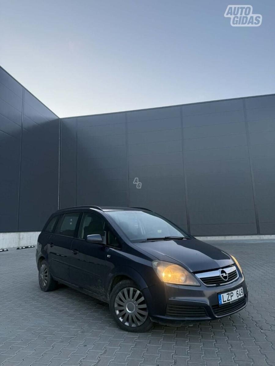 Pelēks Opel Zafira 2006 Šauļi, ar dzinēja tilpumu 1.90 L un nobraukumu 300 tūkst. km par 1200 €, foto 4 vietnē AUTOMOTO.COM.LV