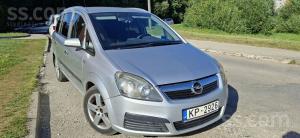 Grey Opel Zafira 2006 in Daugavpils, with an engine capacity of 1.90 L and mileage of 355 thousand km for 1450 €, photo 3 on AUTOMOTO.COM.LV