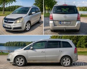 Pelēks Opel Zafira 2006 Ogre, ar dzinēja tilpumu 1.90 L un nobraukumu 371 tūkst. km par 1490 €, foto 3 vietnē AUTOMOTO.COM.LV